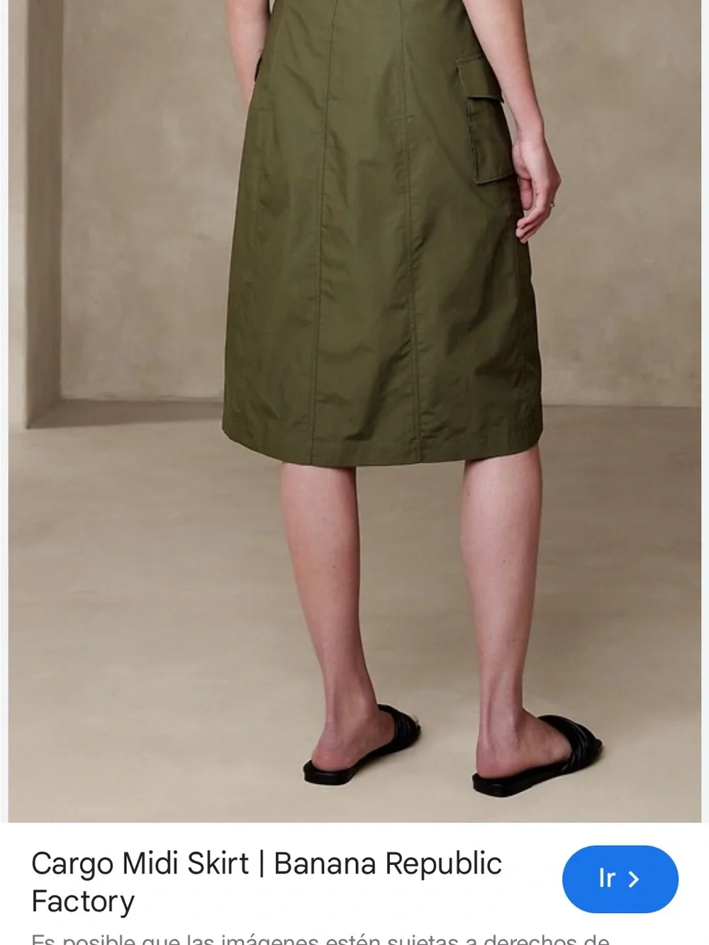 Banana Republic Factory | Skirts | Banana Republic Factory Olive Green ...